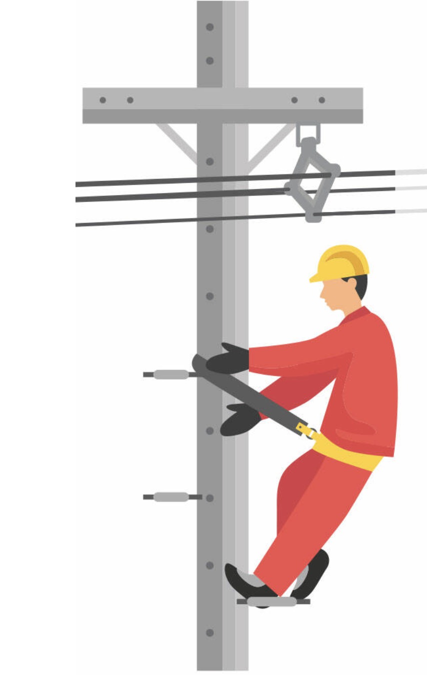 HDPE Polymer Cable Spacer Systems for Overhead Power Distribution - Buy ...